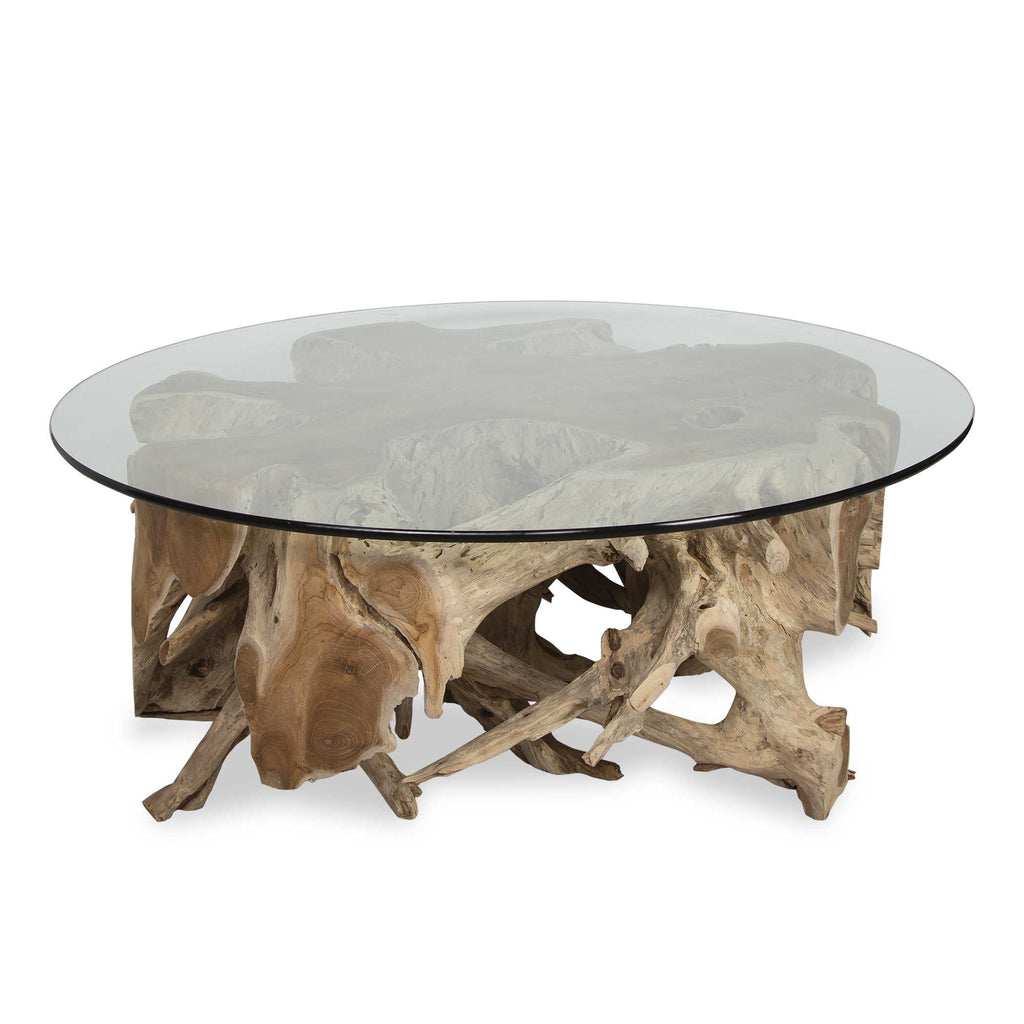 Teak Root Round Coffee Table – Sofa Land
